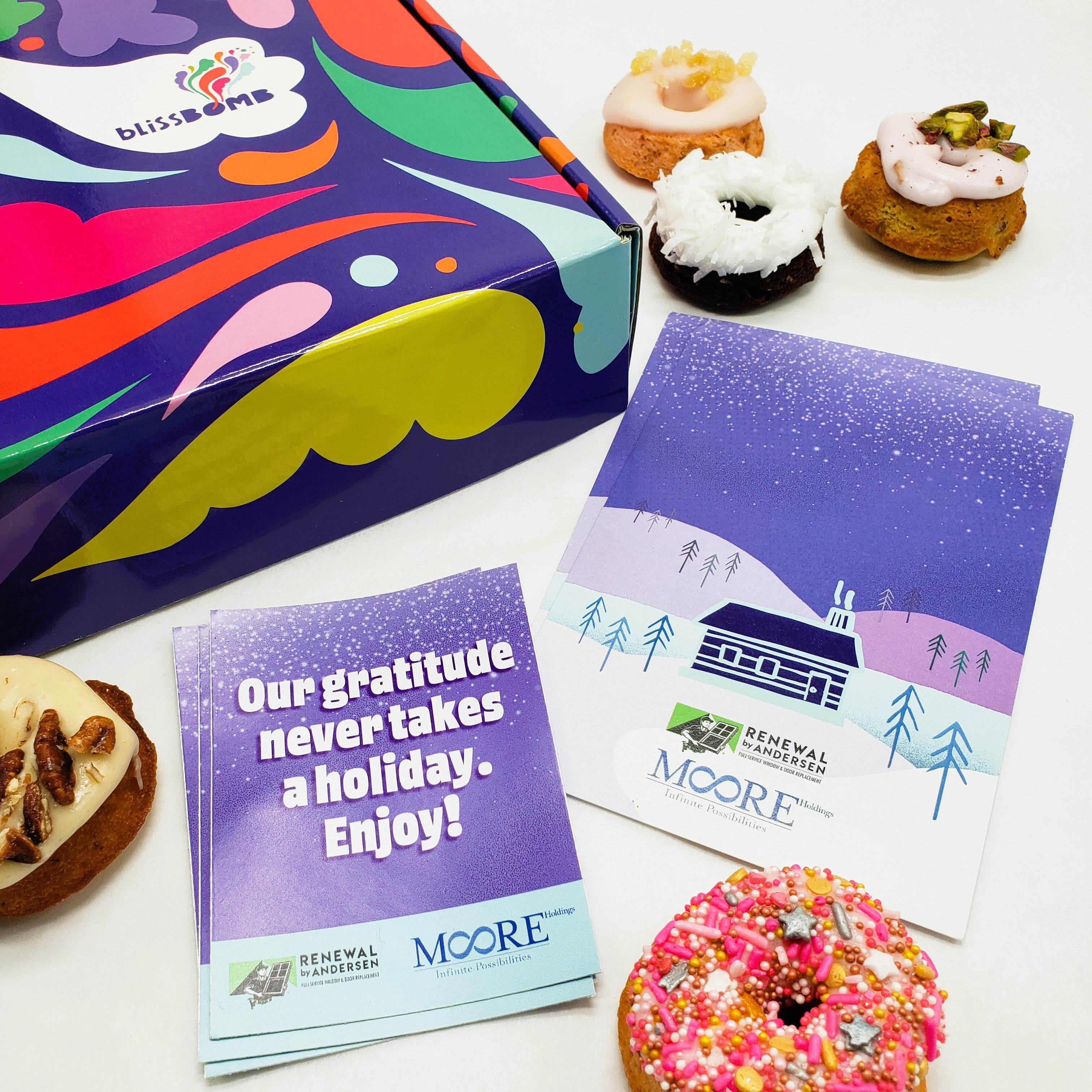Mini Donut Gift Boxes for Unique Corporate Gifting – BlissBomb